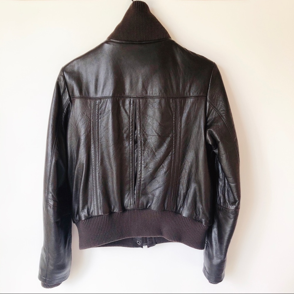 Boeing Authentic Bomber Leather Jacket - Gem